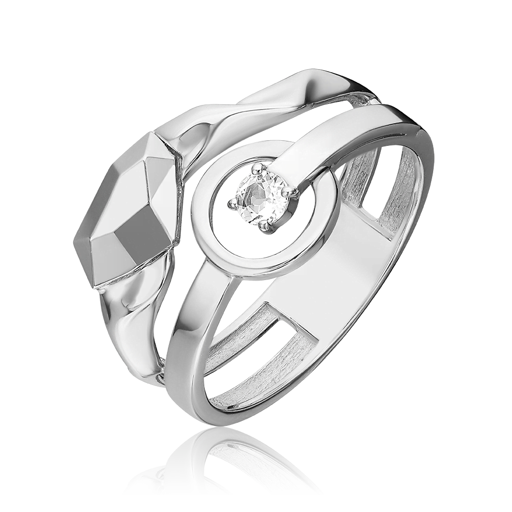 Кольцо из белого золота с натуральным топазом white 01-5613-00-201-1120 купить в интернет ...