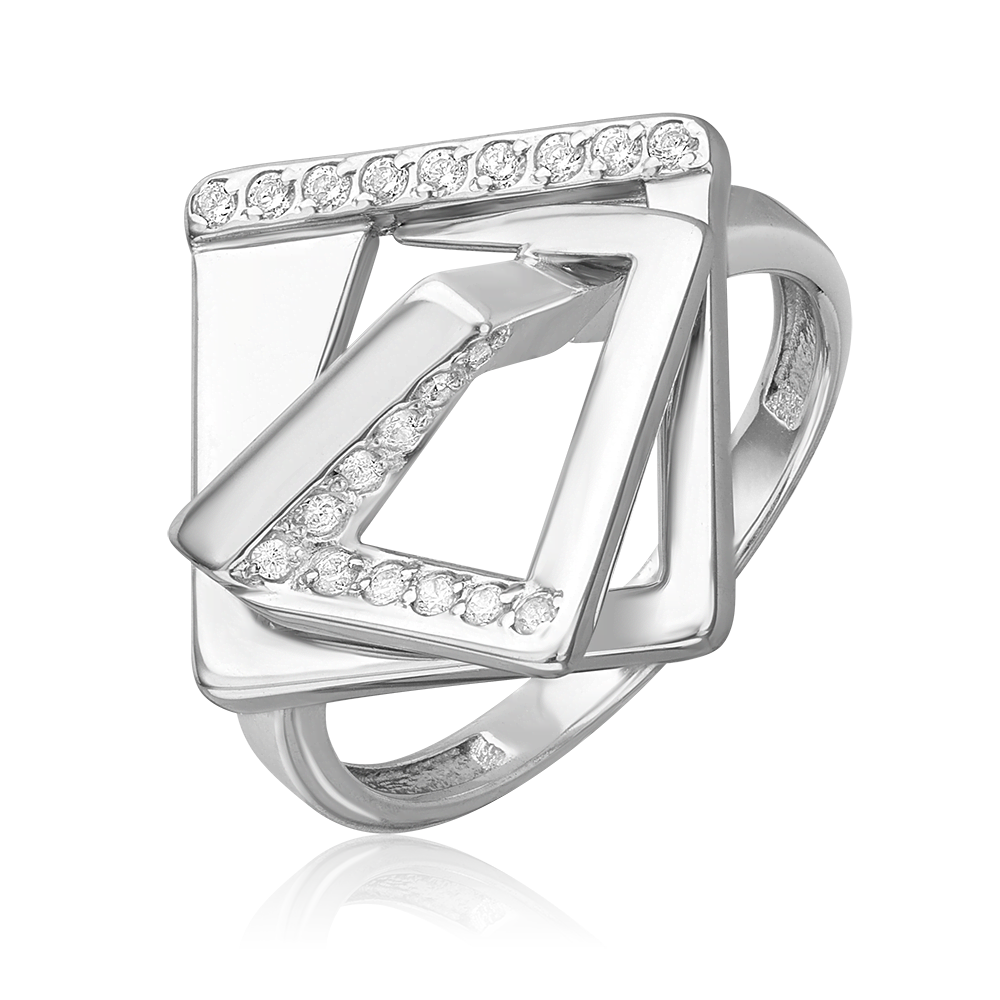 Кольцо из серебра с фианитами 01-5699-00-401-0200 купить в интернет ...